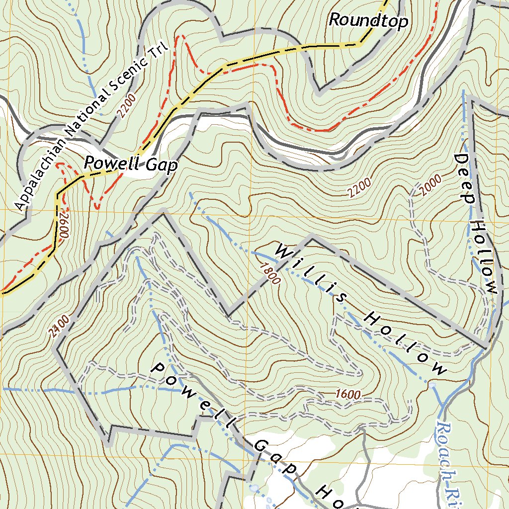Swift Run Gap, VA (2022, 24000-Scale) Map by United States Geological ...