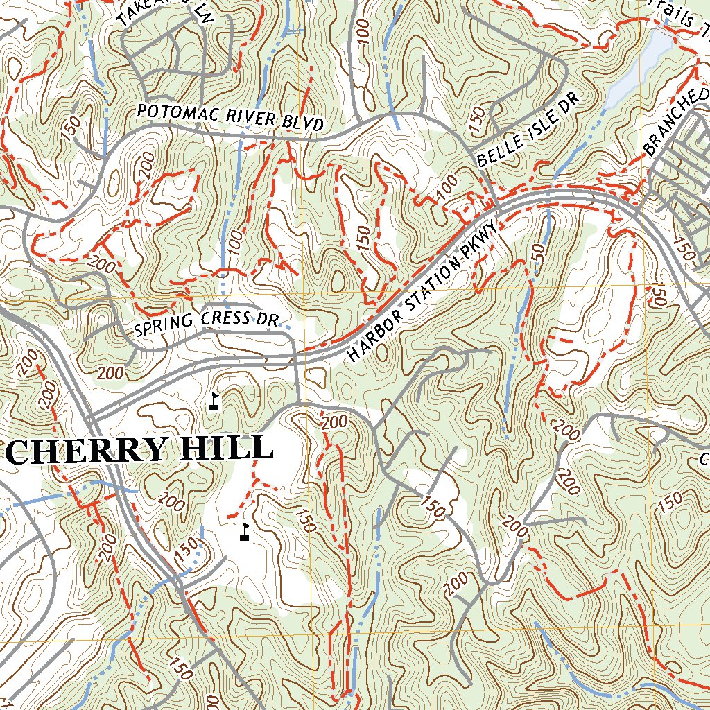 Quantico, VA (2022, 24000-Scale) Map by United States Geological Survey ...