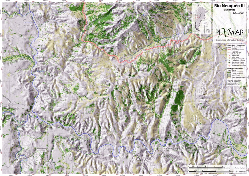 Río Neuquén III 1/50.000 Map by Pixmap Cartografia Digital | Avenza Maps