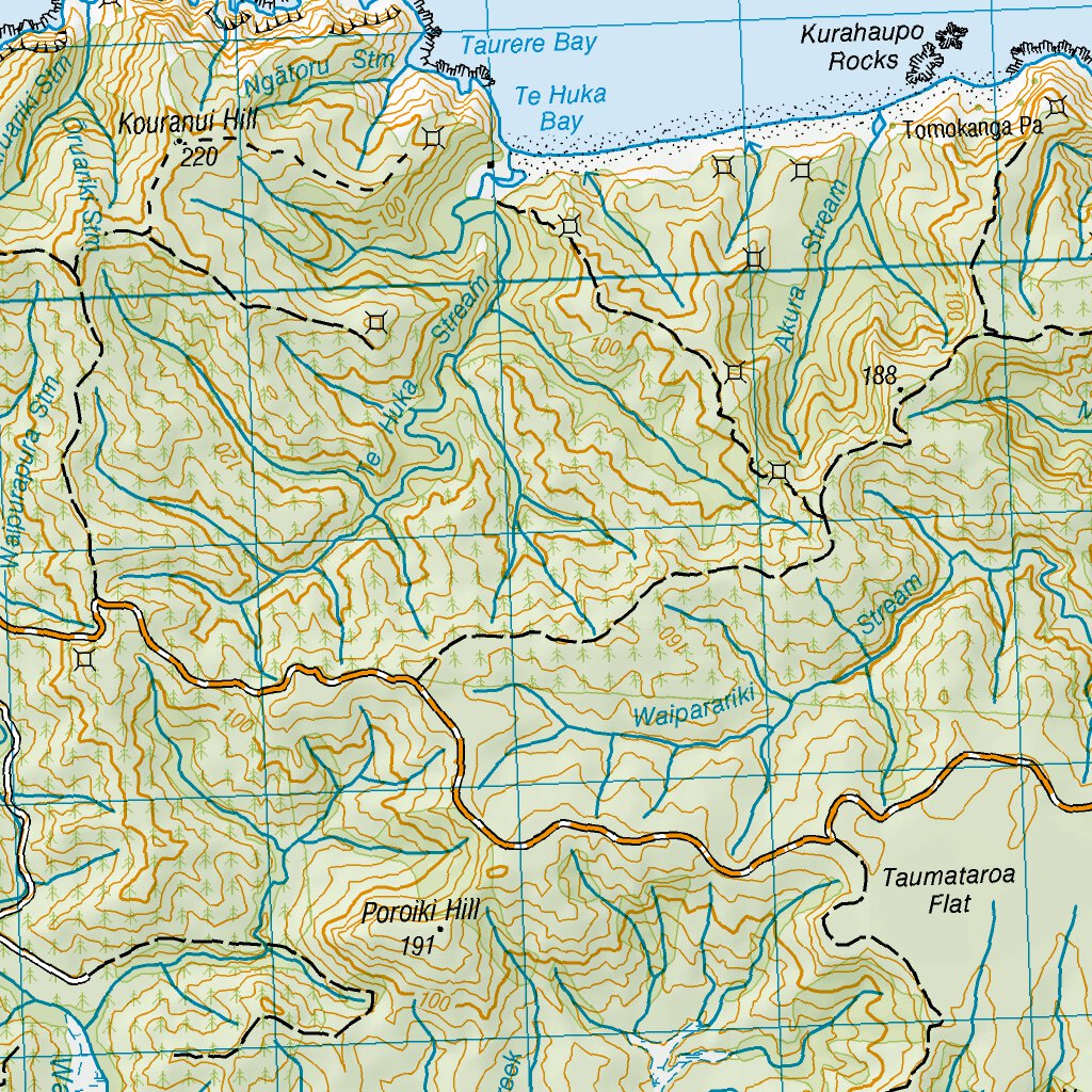 AT25 - North Cape (Otou) Map by Land Information New Zealand | Avenza Maps