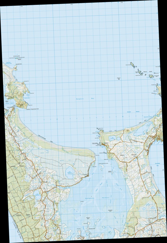 AU26 - Waiharara Map by Land Information New Zealand | Avenza Maps