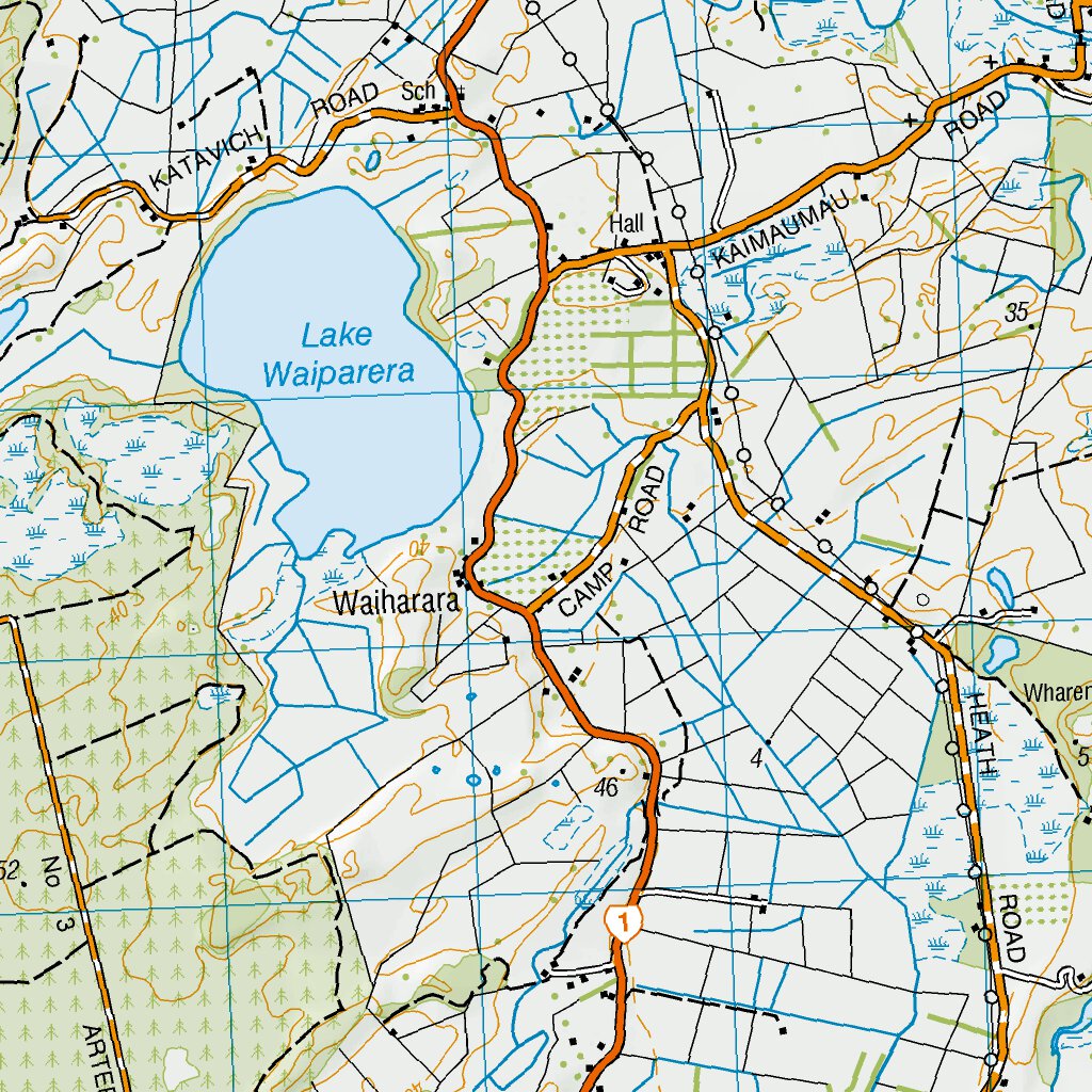 AU26 - Waiharara Map by Land Information New Zealand | Avenza Maps