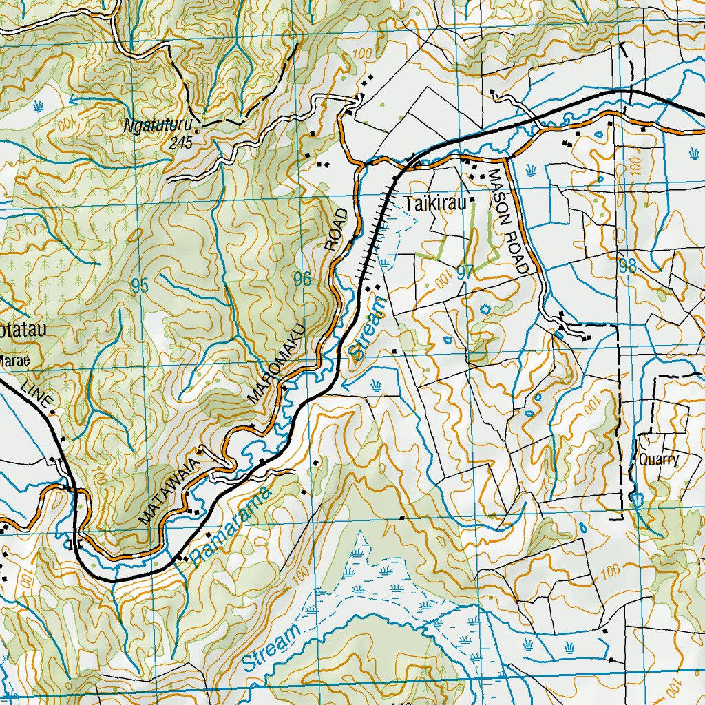 AW29 - Kawakawa Map by Land Information New Zealand | Avenza Maps
