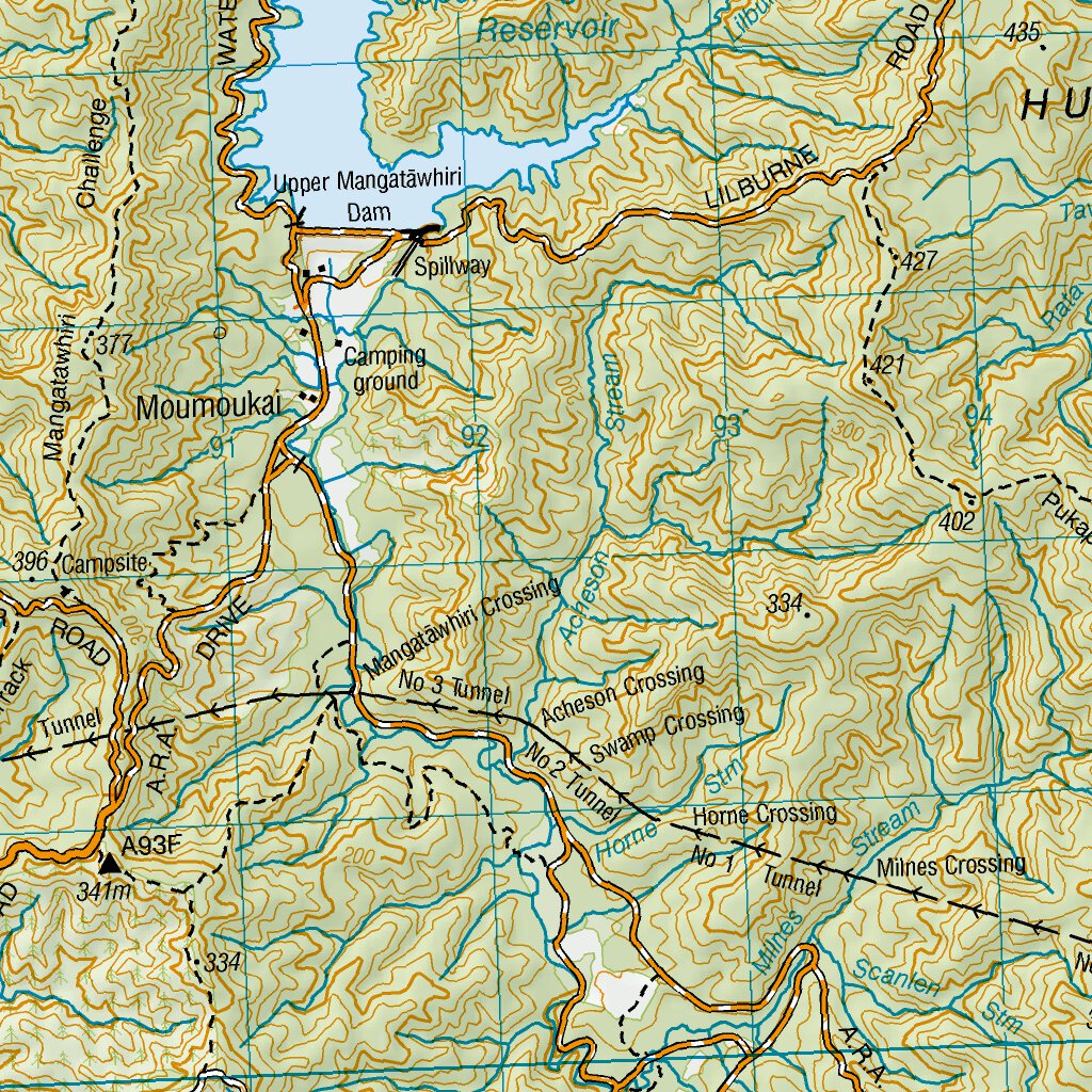 BB33 - Hunua Map by Land Information New Zealand | Avenza Maps
