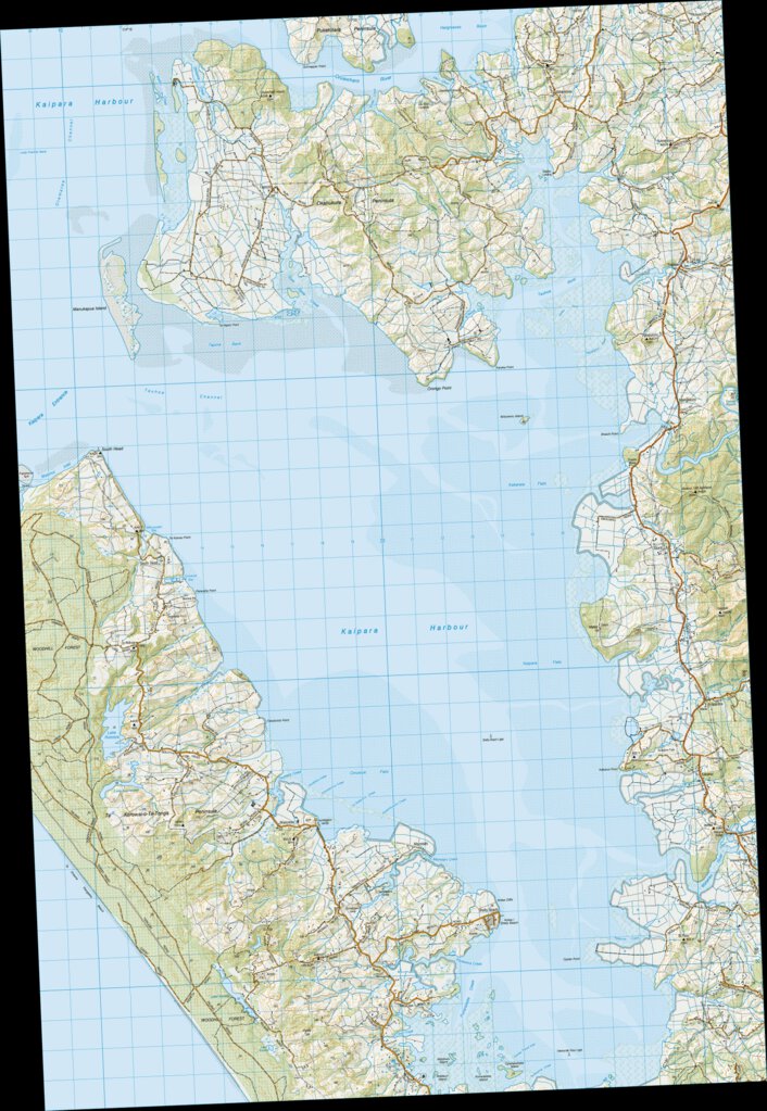 AZ30 - Kaipara Harbour Map by Land Information New Zealand | Avenza Maps