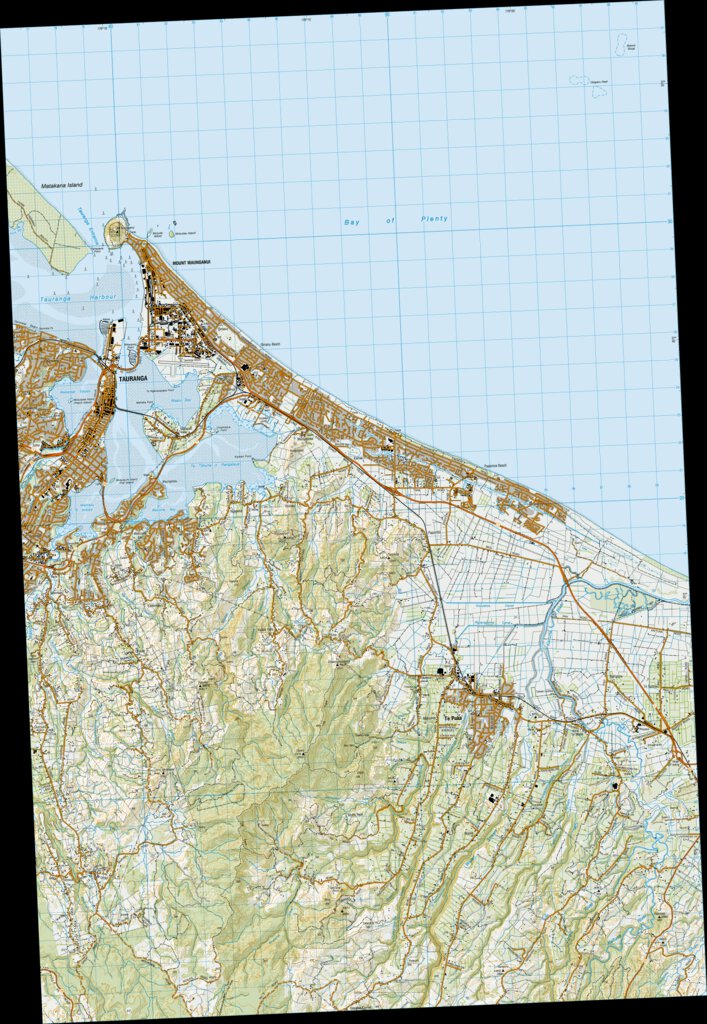 BD37 - Tauranga Map by Land Information New Zealand | Avenza Maps