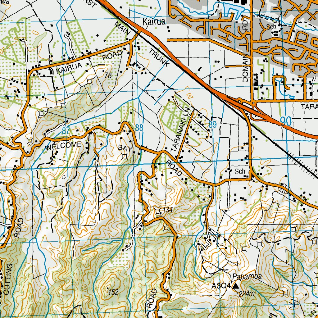 BD37 - Tauranga Map by Land Information New Zealand | Avenza Maps