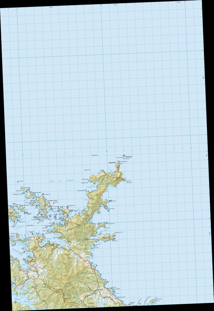 AV30 - Cape Brett Map by Land Information New Zealand | Avenza Maps