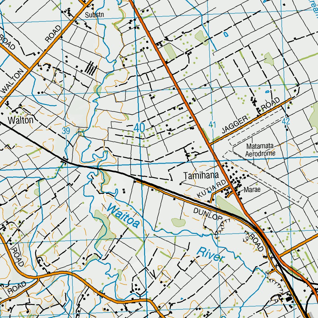 BD35 - Matamata Map by Land Information New Zealand | Avenza Maps