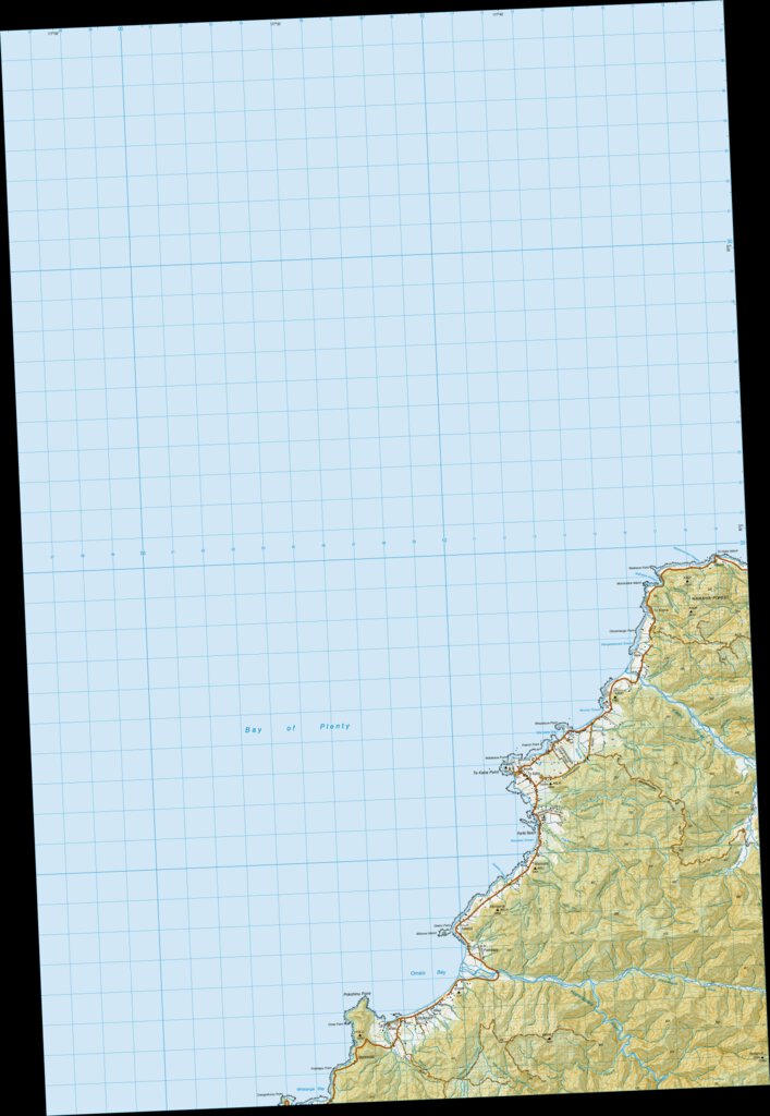 BD42 - Te Kaha Map by Land Information New Zealand | Avenza Maps
