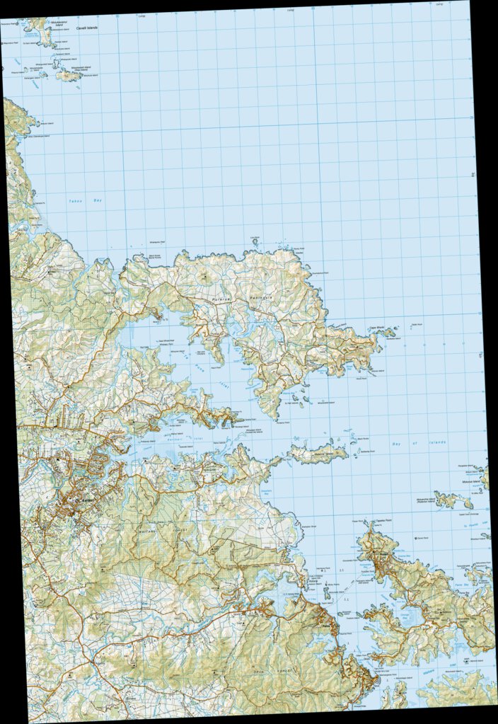 AV29 - Russell Map by Land Information New Zealand | Avenza Maps