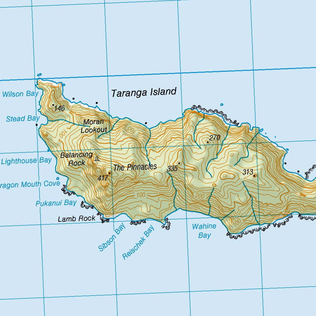 AX32ptsAX31,AY31,AY32 - Hen and Chickens Islands Map by Land ...