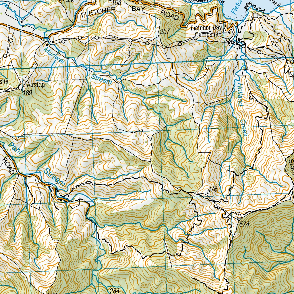 AZ34 - Moehau Map by Land Information New Zealand | Avenza Maps