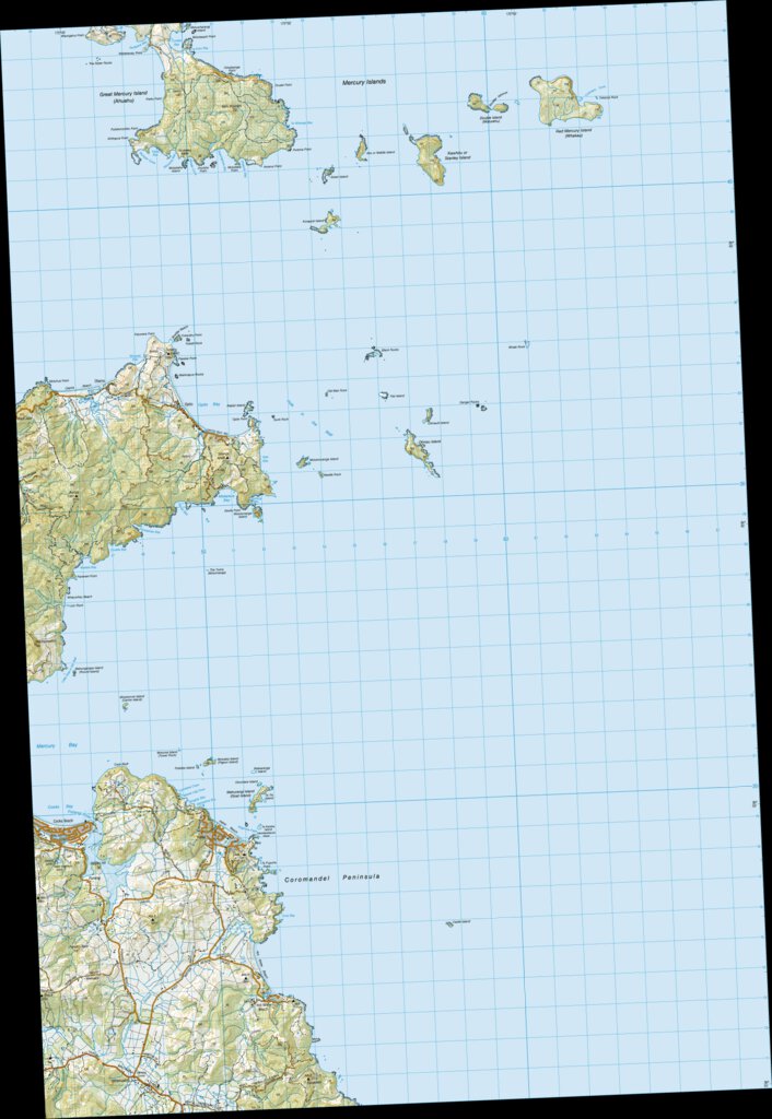 BA36ptBA35 - Cooks Beach Map by Land Information New Zealand | Avenza Maps