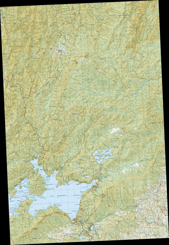 BG40 - Waikaremoana Map by Land Information New Zealand | Avenza Maps