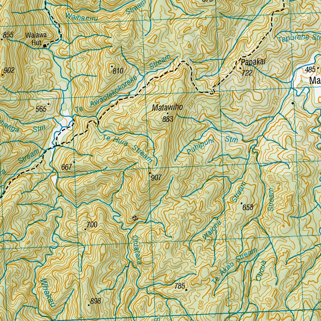 BG40 - Waikaremoana Map by Land Information New Zealand | Avenza Maps