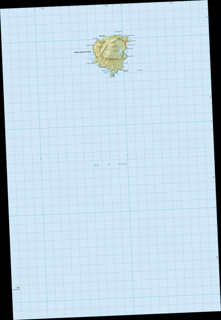 BC37 - Mayor Island (Tuhua) Map by Land Information New Zealand ...