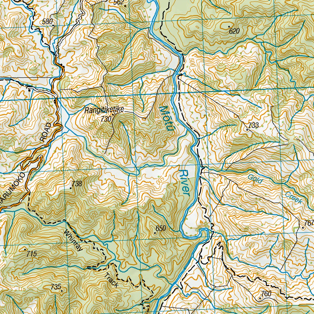 BF42 - Matawai Map by Land Information New Zealand | Avenza Maps