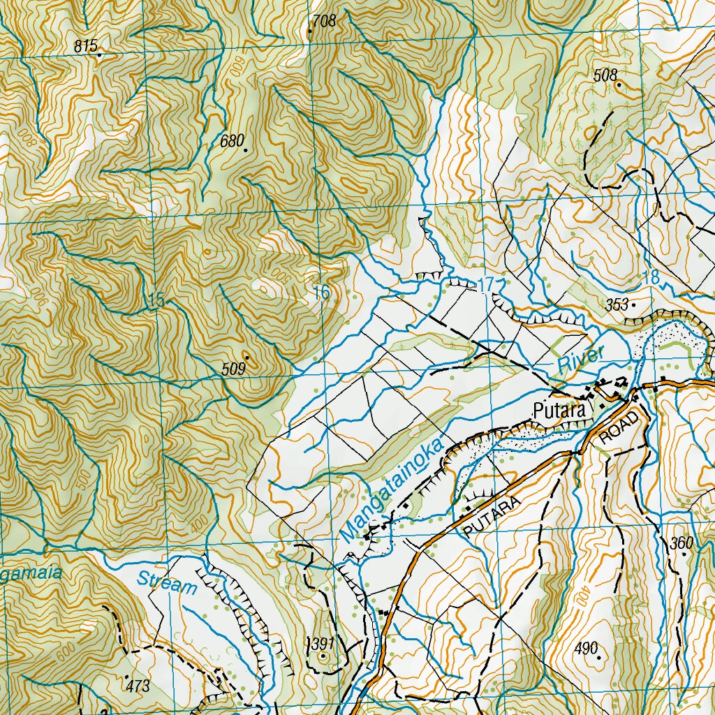 BN34 - Shannon Map by Land Information New Zealand | Avenza Maps