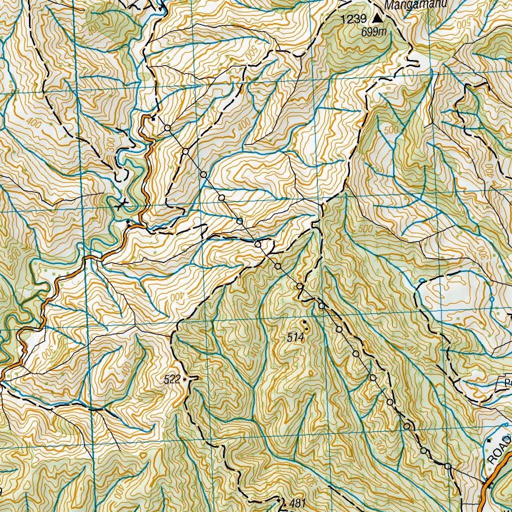 BK34 - Pohonui Map by Land Information New Zealand | Avenza Maps
