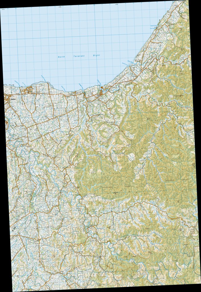 BH30 - Urenui Map by Land Information New Zealand | Avenza Maps