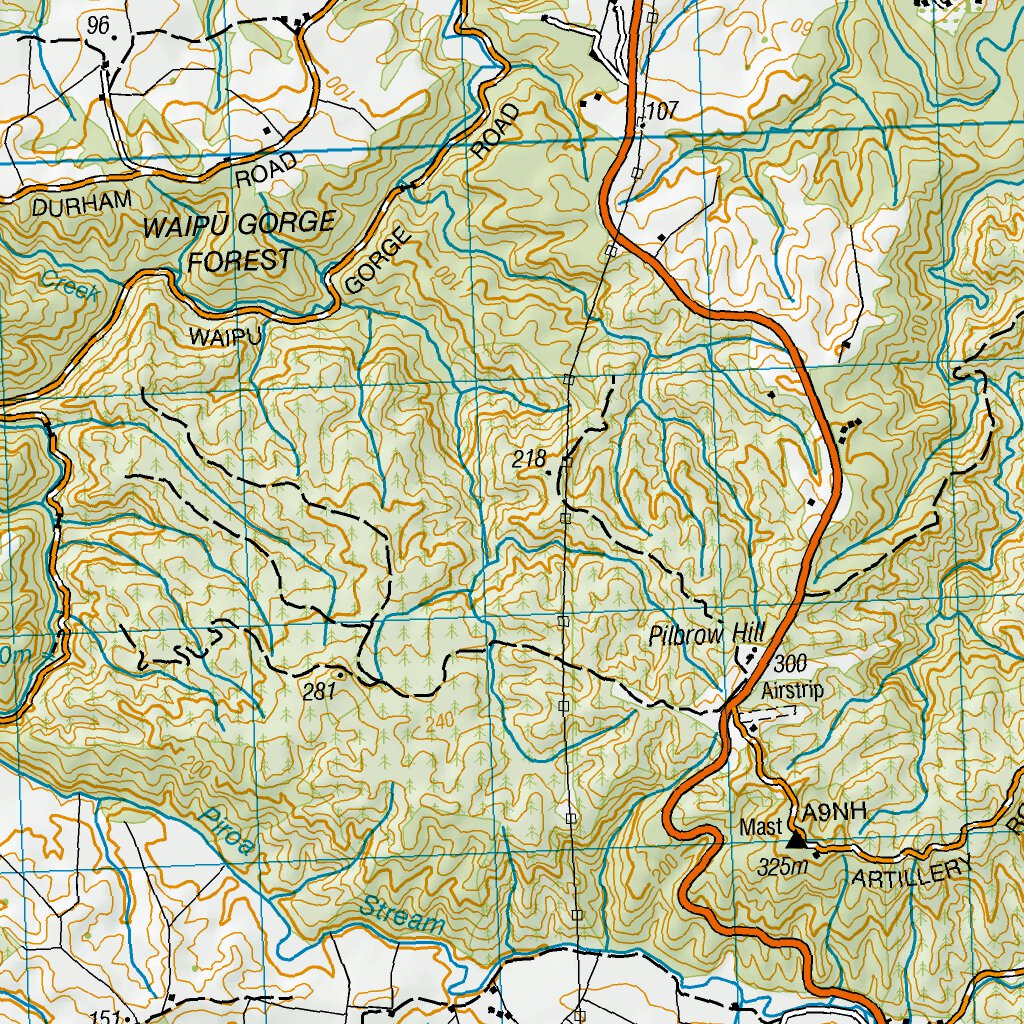 AY30 - Maungaturoto Map by Land Information New Zealand | Avenza Maps