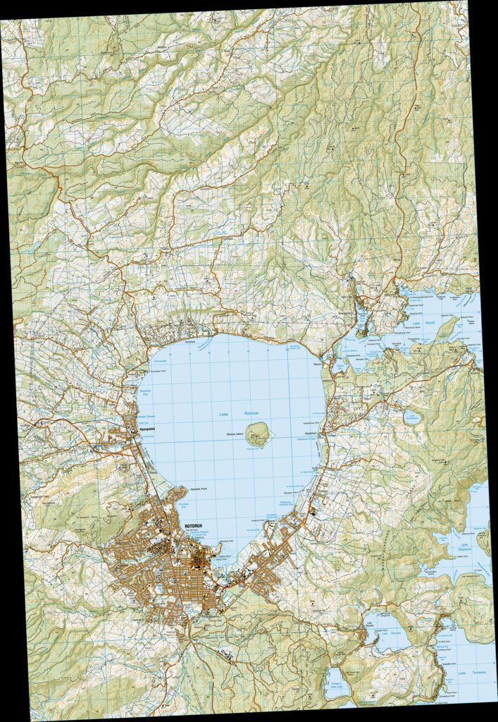 BE37 - Rotorua Map by Land Information New Zealand | Avenza Maps