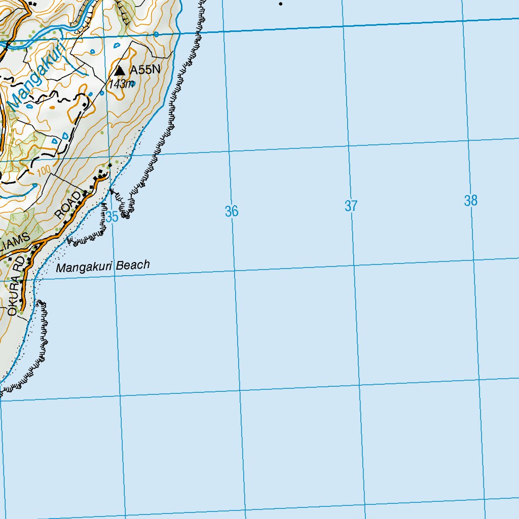 BL39 - Waimarama Map by Land Information New Zealand | Avenza Maps