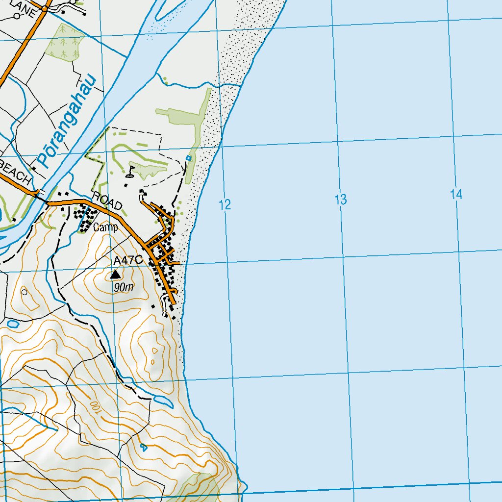 BM38 - Porangahau Map by Land Information New Zealand | Avenza Maps