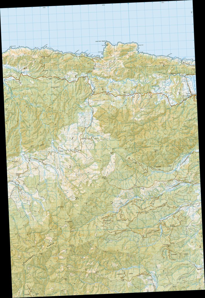 BD44 - Potaka Map by Land Information New Zealand | Avenza Maps