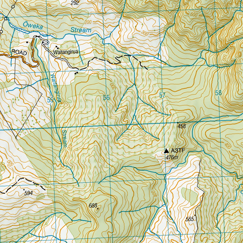 BD44 - Potaka Map by Land Information New Zealand | Avenza Maps