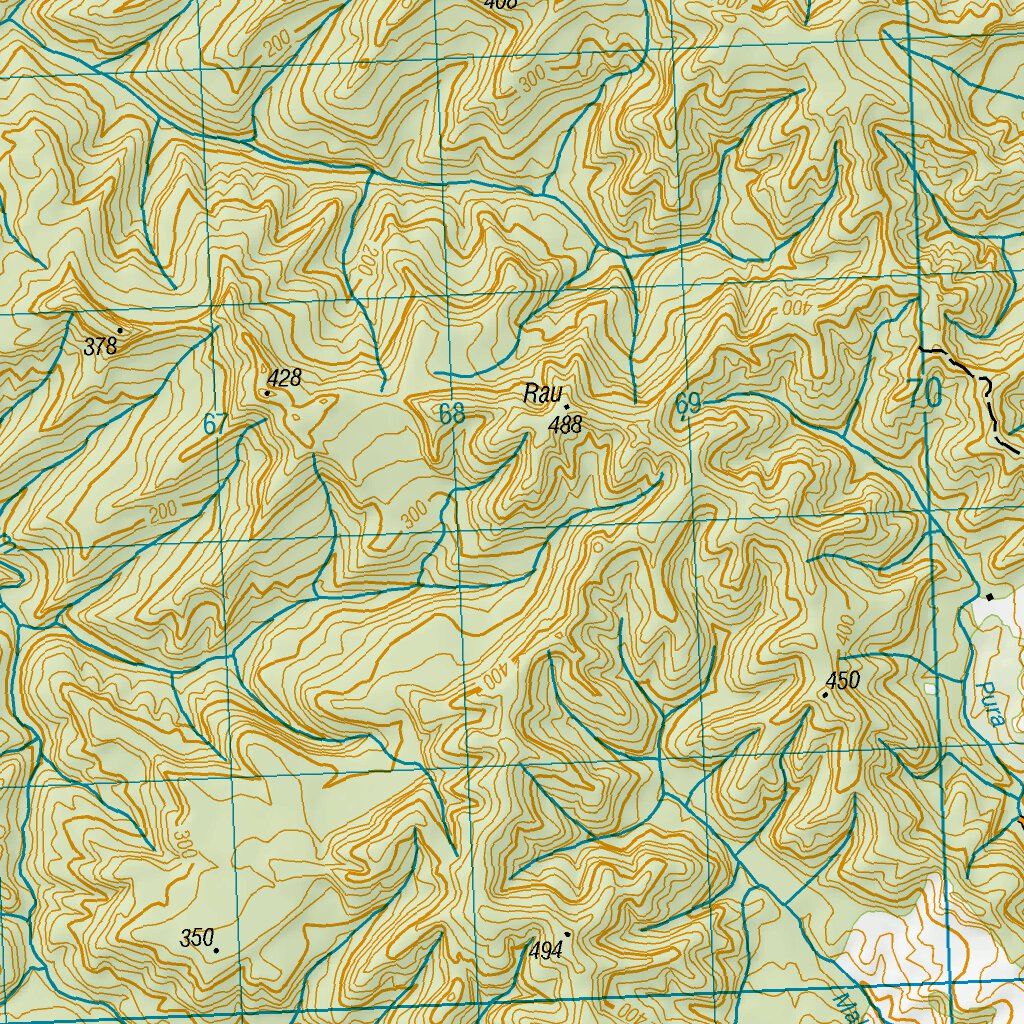 BG32 - Ohura Map by Land Information New Zealand | Avenza Maps