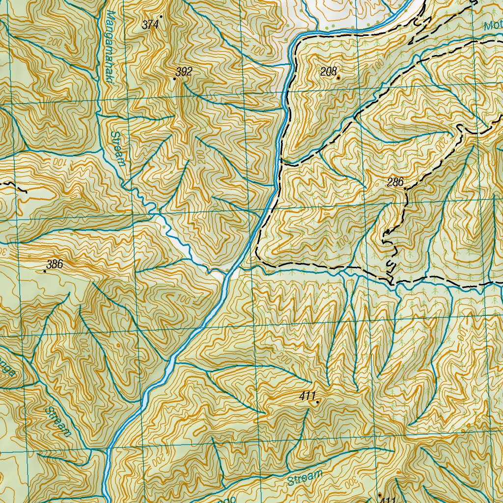 BG32 - Ohura Map by Land Information New Zealand | Avenza Maps