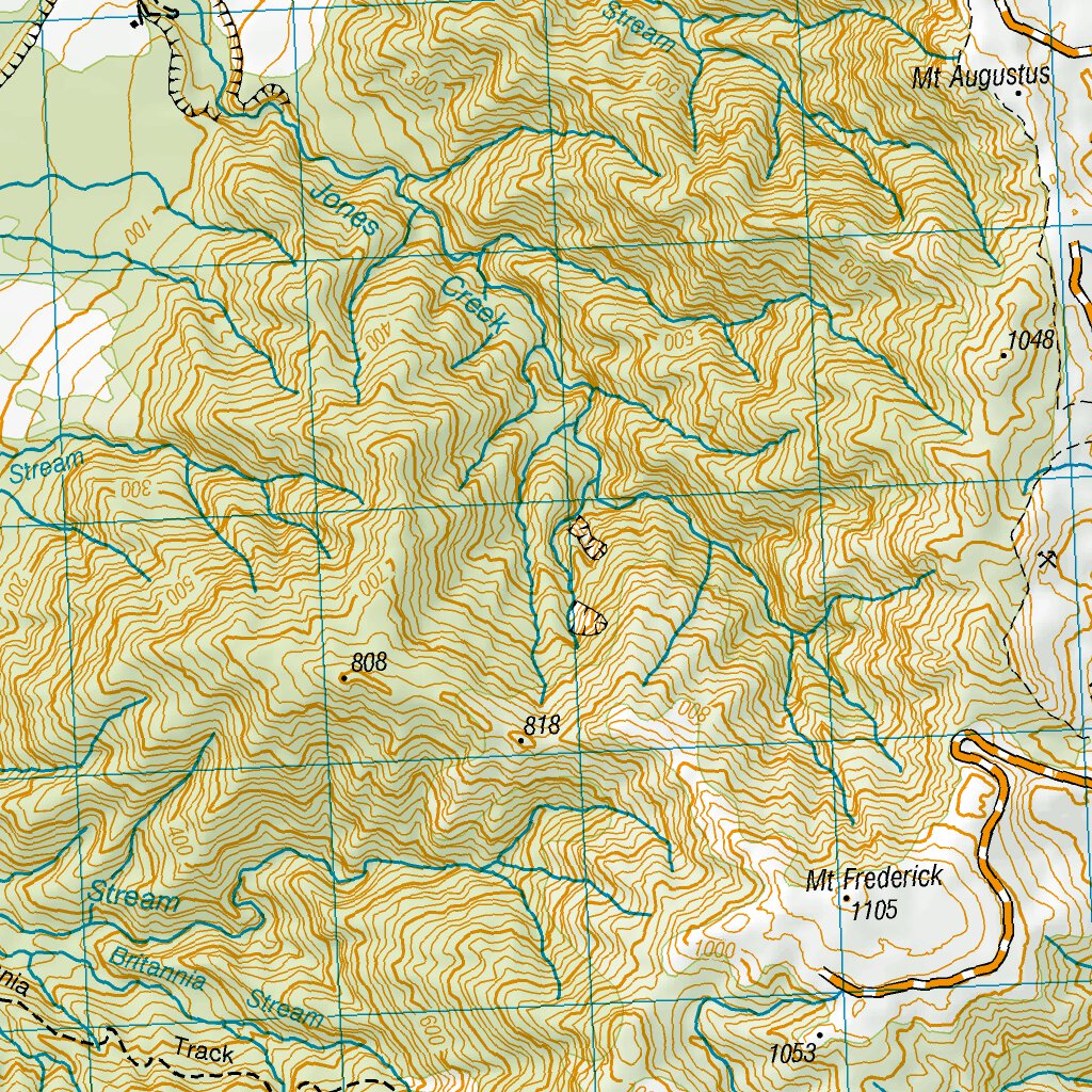 BR21 - Granity Map by Land Information New Zealand | Avenza Maps