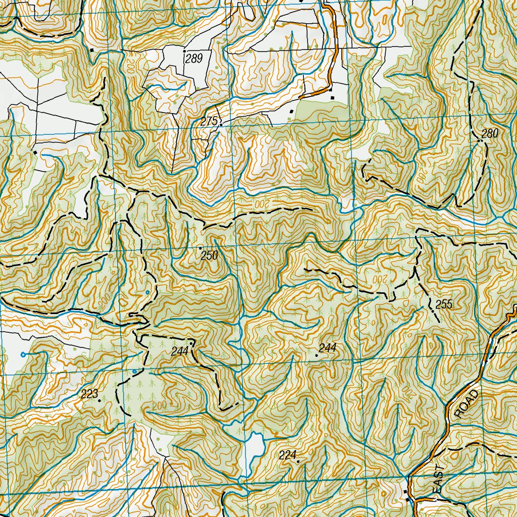 BK32 - Kai Iwi Map by Land Information New Zealand | Avenza Maps