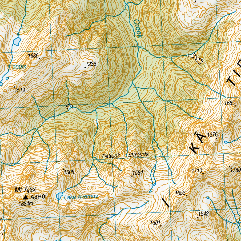 BU22 - Lake Sumner Map by Land Information New Zealand | Avenza Maps