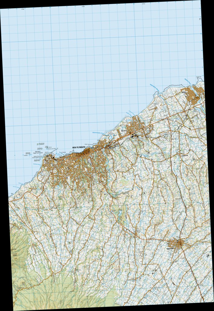 BH29 - New Plymouth Map by Land Information New Zealand | Avenza Maps