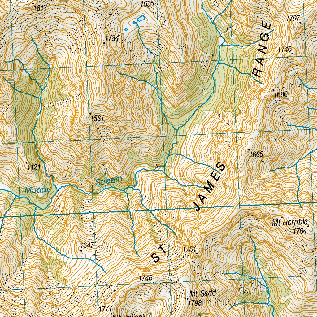 BT24 - Ada Flat Map by Land Information New Zealand | Avenza Maps