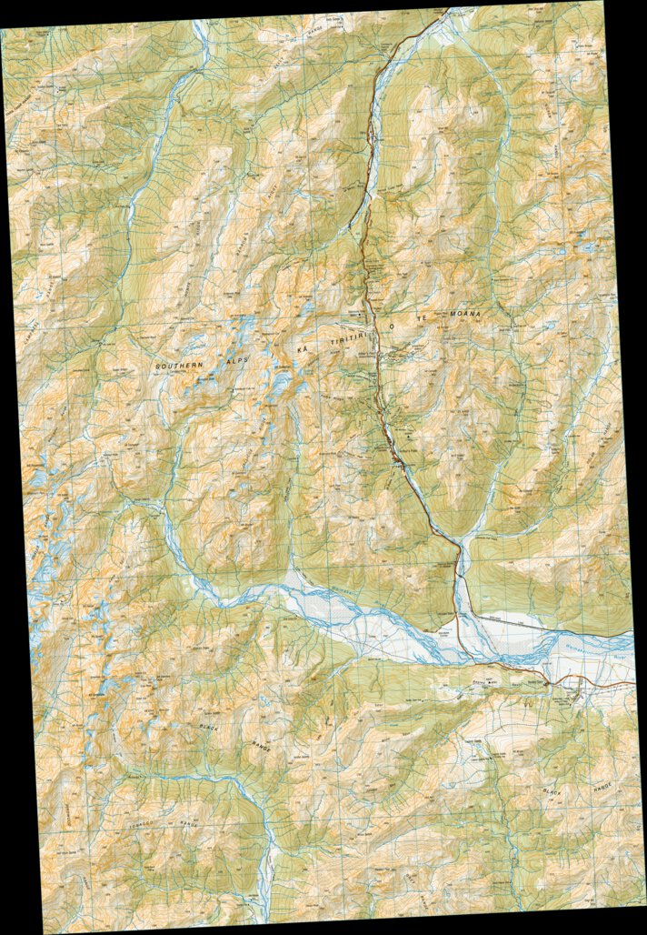 BV20 - Otira Map by Land Information New Zealand | Avenza Maps