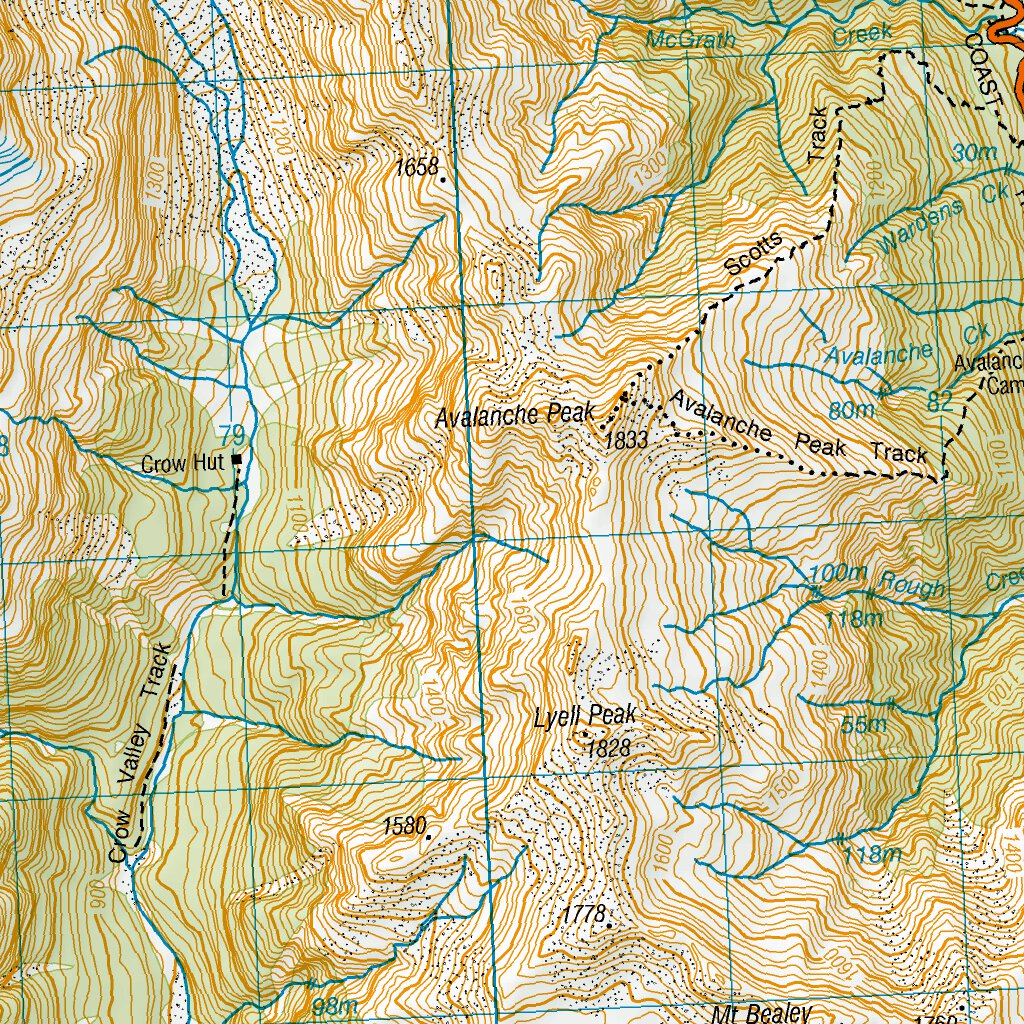 BV20 - Otira Map by Land Information New Zealand | Avenza Maps
