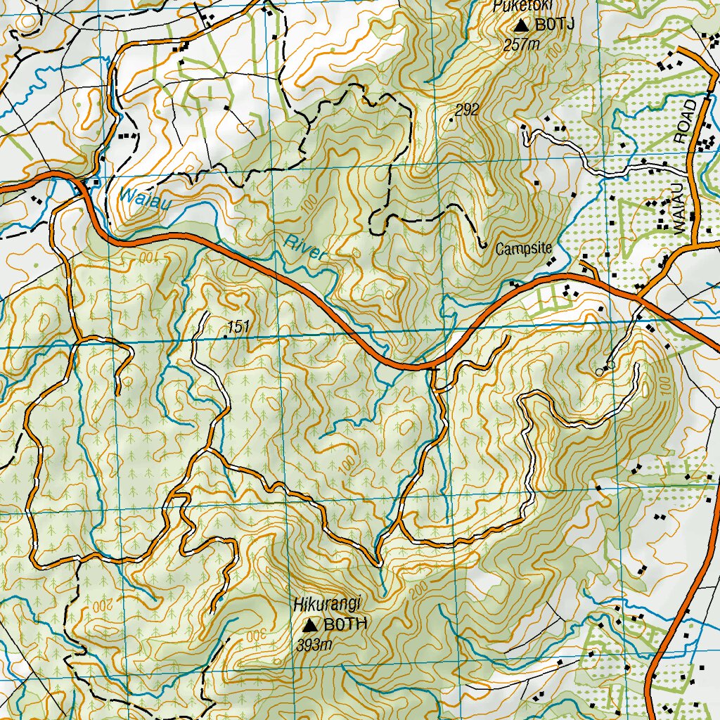 BC36 - Katikati Map by Land Information New Zealand | Avenza Maps