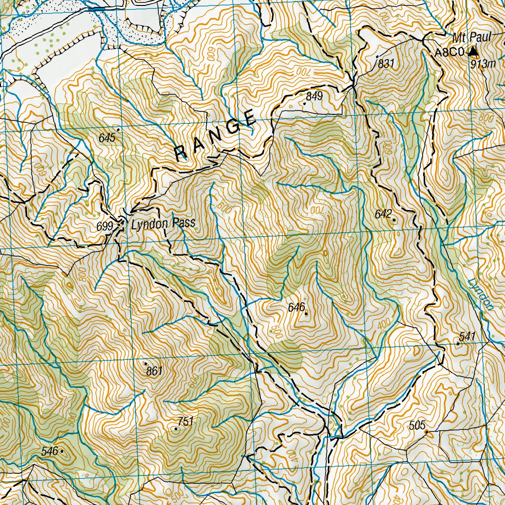 BU25 - Waiau Map by Land Information New Zealand | Avenza Maps