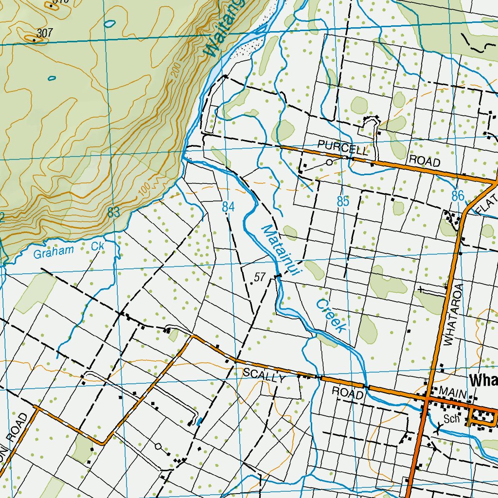 BW16 - Whataroa Map by Land Information New Zealand | Avenza Maps
