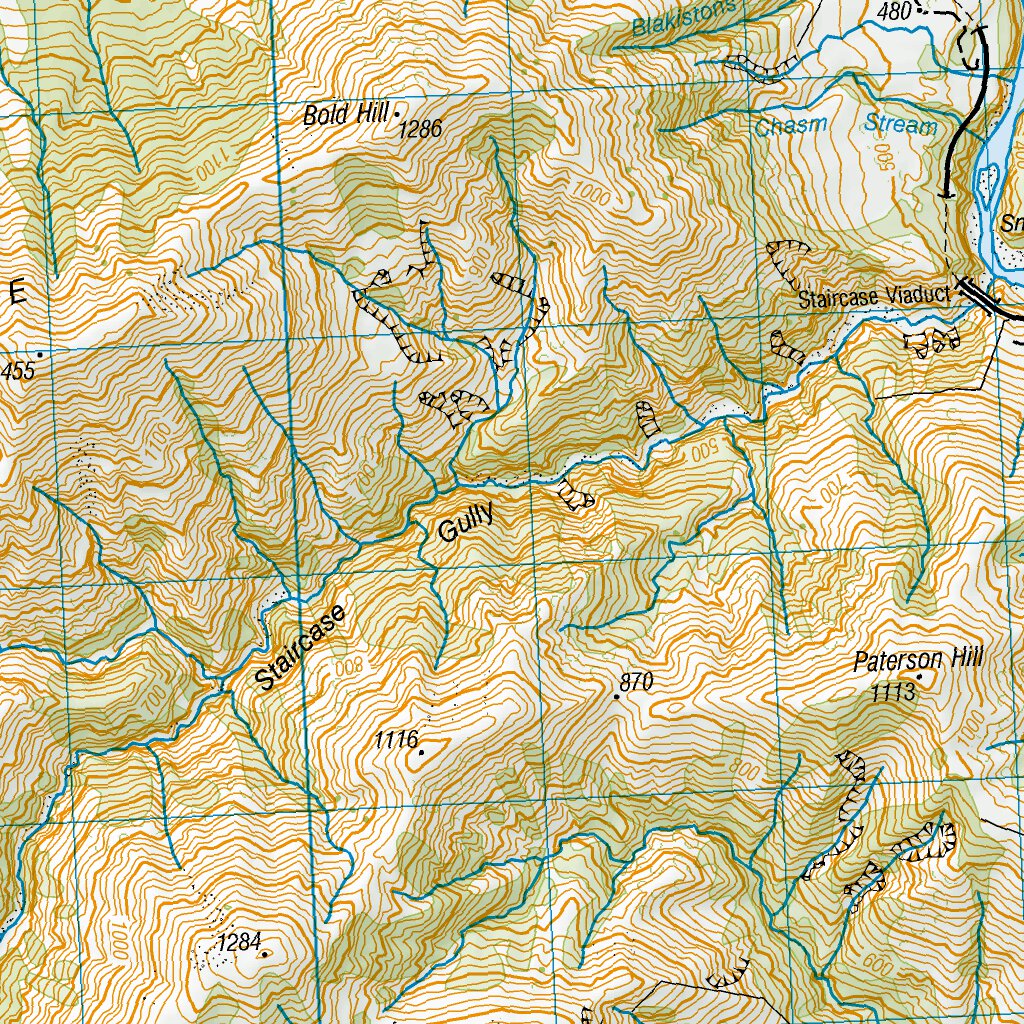 BW21 - Springfield Map by Land Information New Zealand | Avenza Maps