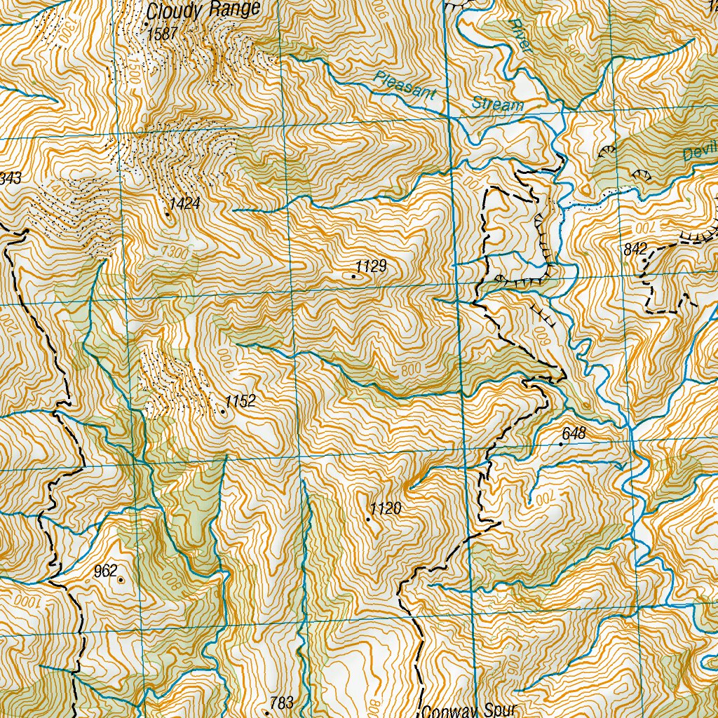 BT26 - Mount Clear Map by Land Information New Zealand | Avenza Maps
