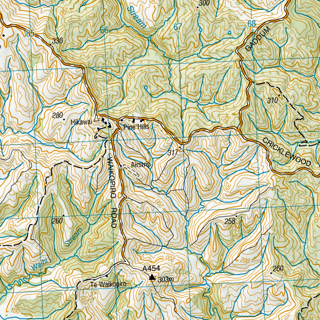 BH40 - Mohaka Map by Land Information New Zealand | Avenza Maps