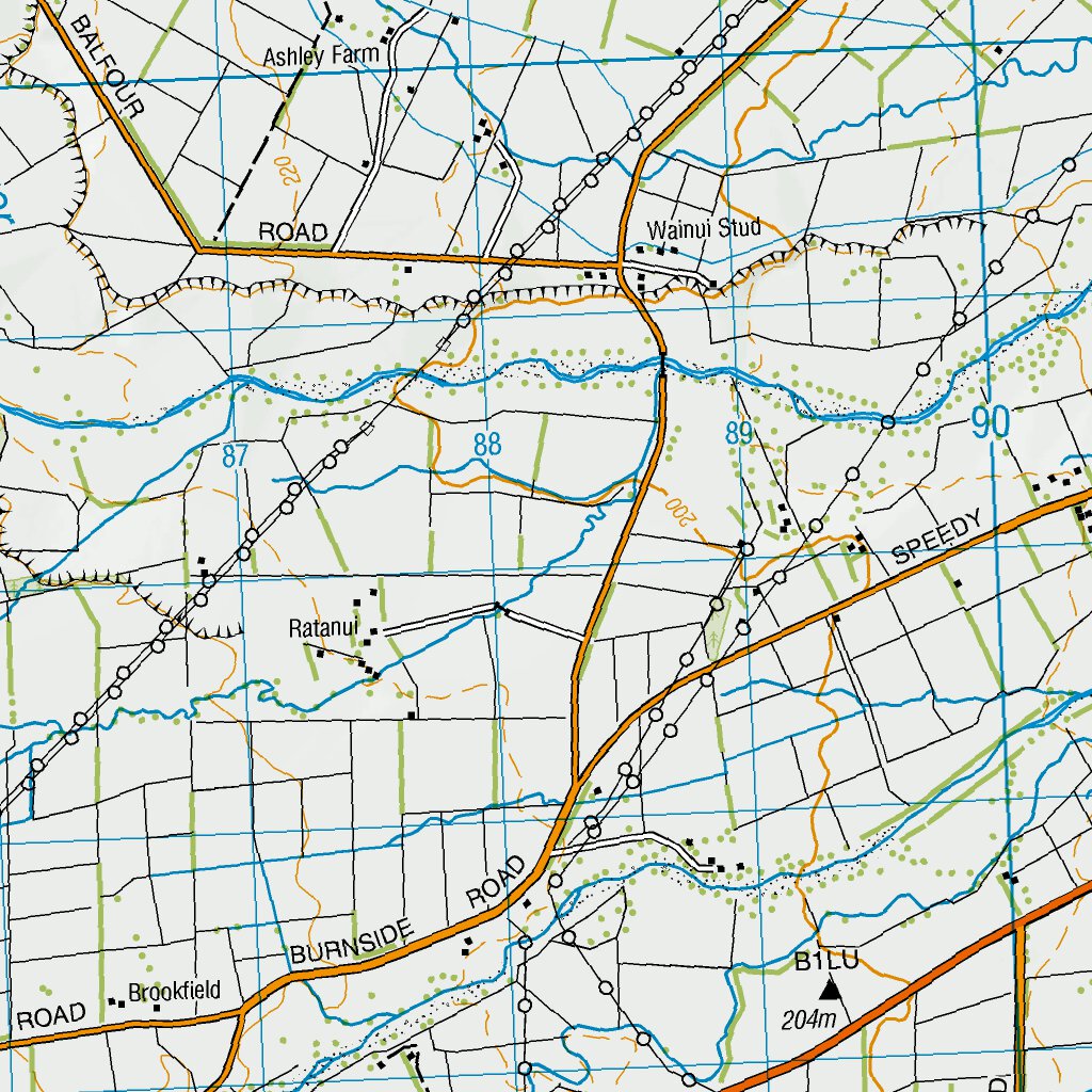 BL37 - Ongaonga Map by Land Information New Zealand | Avenza Maps