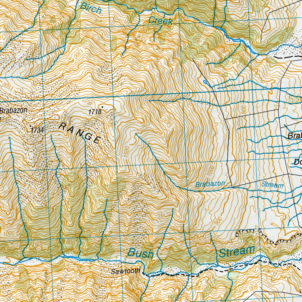 BX18 - Lake Clearwater Map by Land Information New Zealand | Avenza Maps