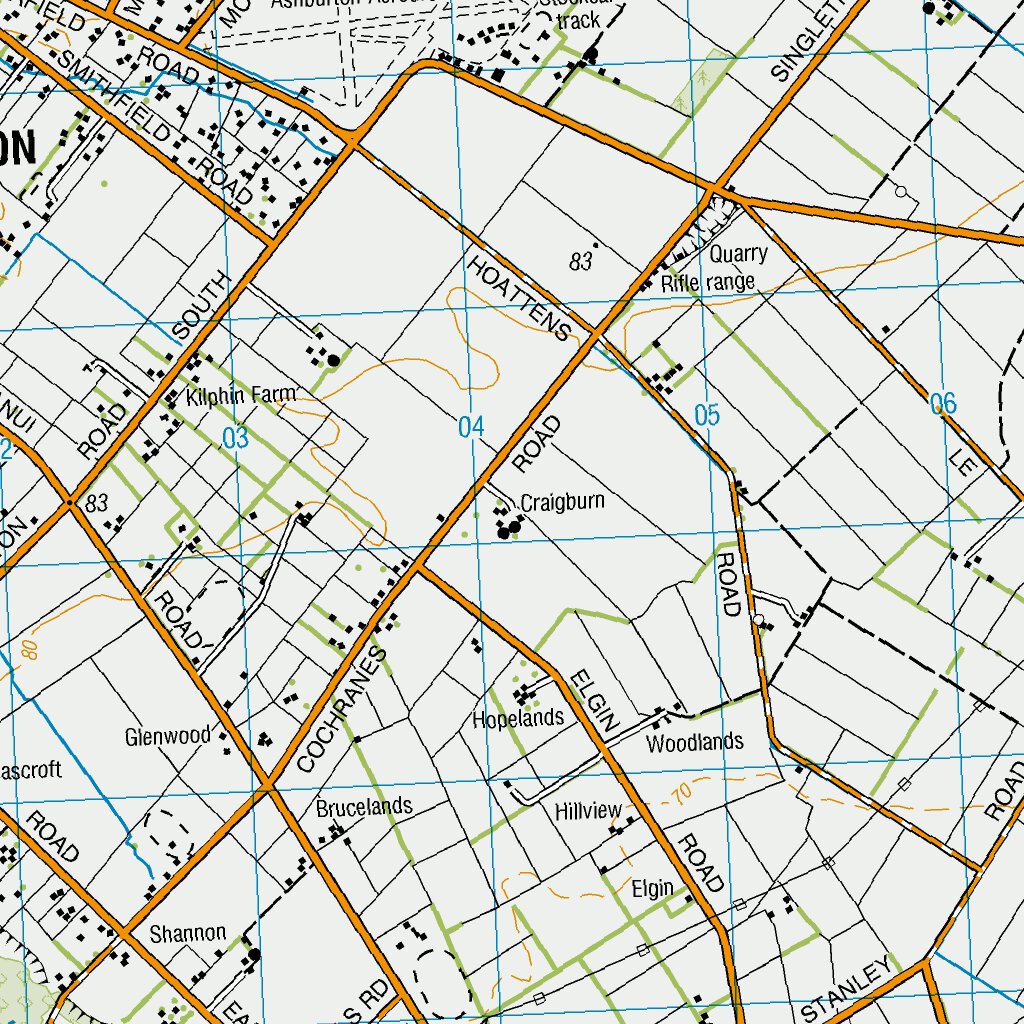 BY21 - Ashburton Map by Land Information New Zealand | Avenza Maps