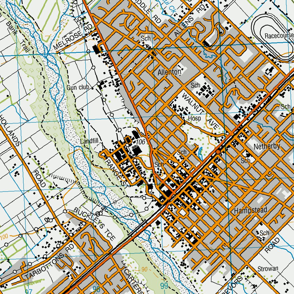 BY21 - Ashburton Map by Land Information New Zealand | Avenza Maps